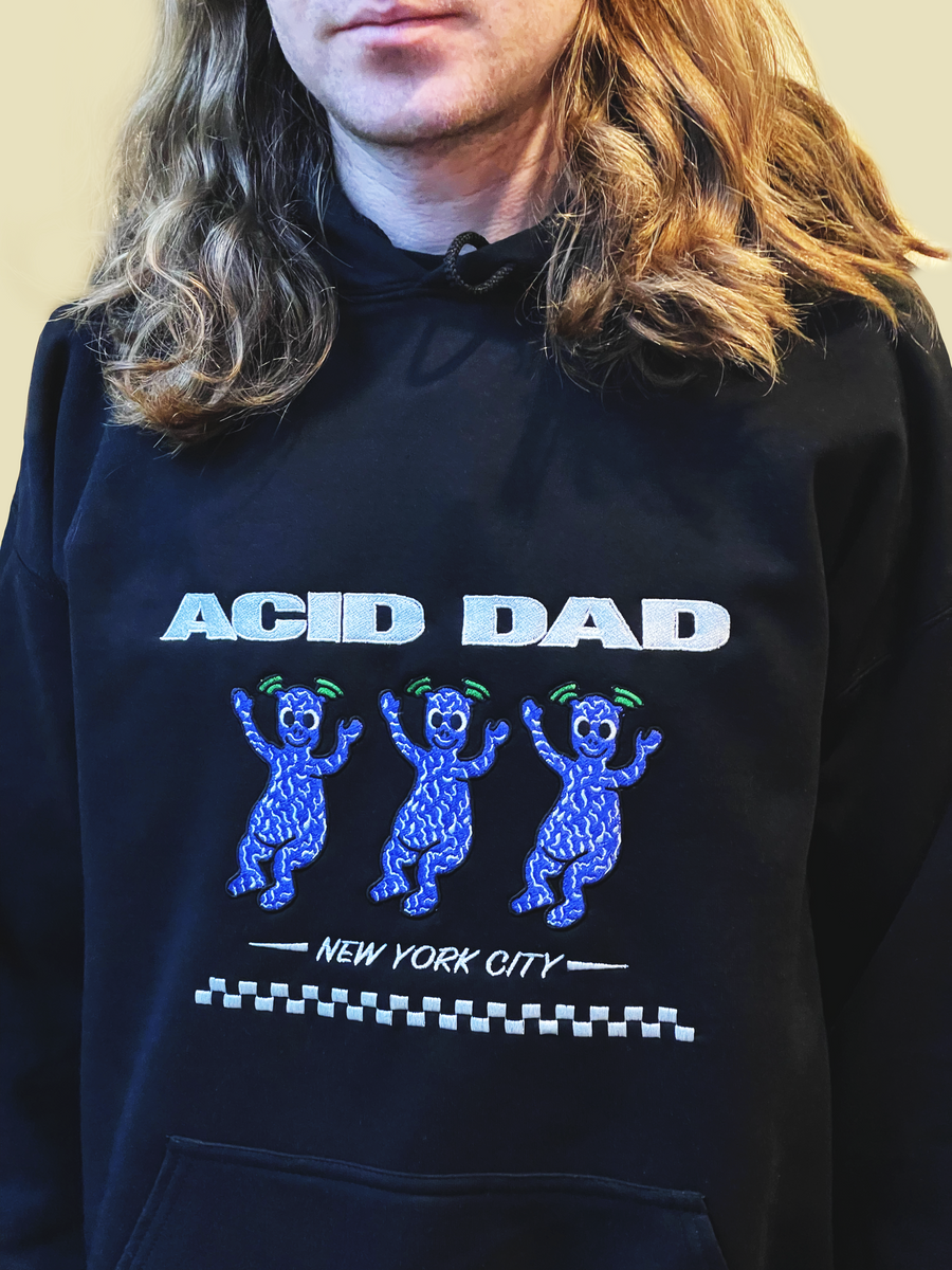 Acid Dad “NYC Ding Ding” Hoodie by Dixon and Jack – Greenway Records